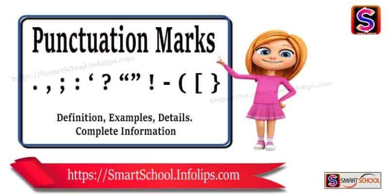 Punctuation Marks | A Complete Guide About Punctuation - Smart School ...